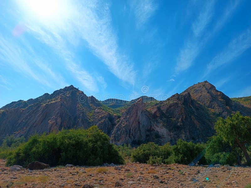 The Great Wall of Pakistan. Rani Kot Fort Stock Image - Image of ...