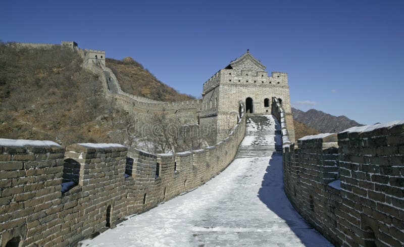 Great Wall, Peking stock image. Image of architecture - 2987535