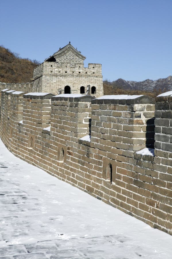 Great Wall, Peking stock image. Image of architecture - 2987677