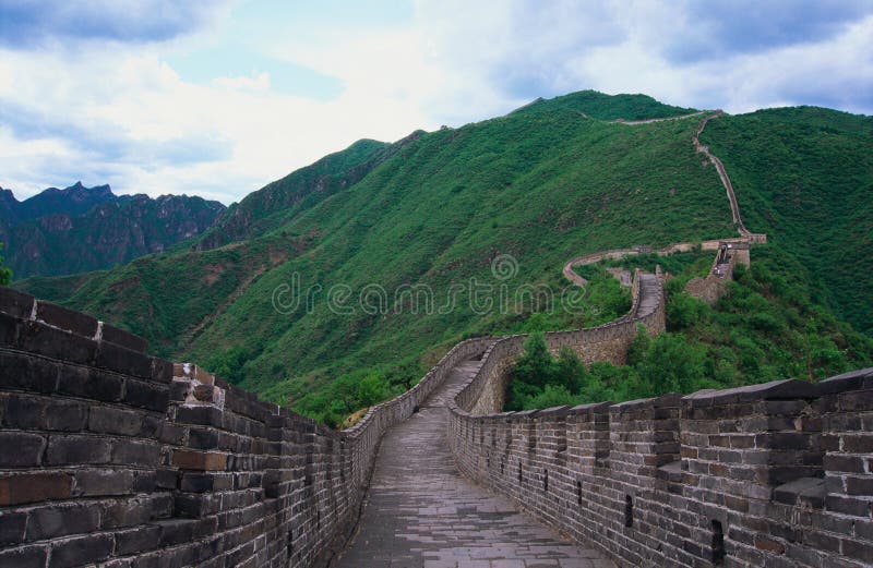 Great Wall of China Republic of China Stock Image - Image of travel ...
