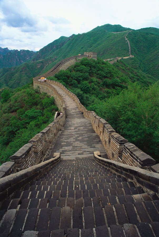 Great Wall of China Republic of China Stock Image - Image of historical ...