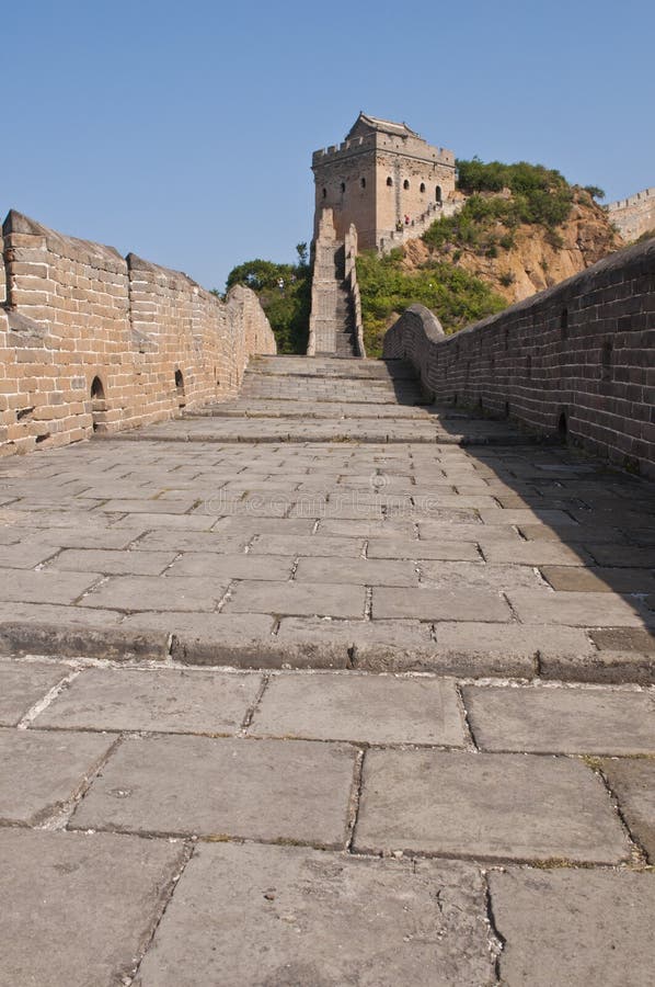 Great wall stock image. Image of wonders, great, asia - 34090939