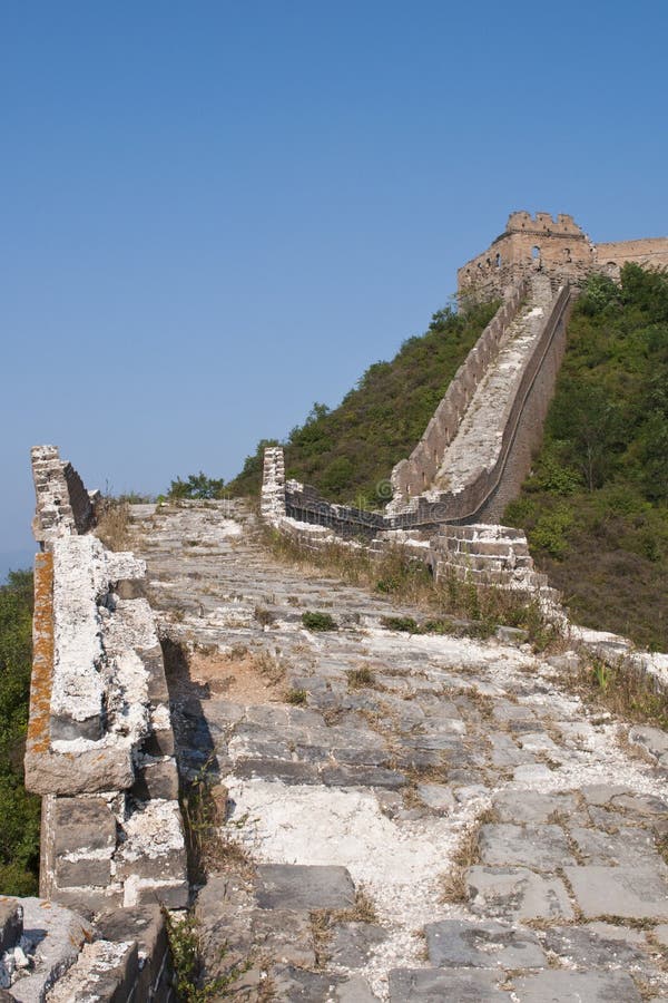 Great wall stock image. Image of ruin, wall, china, scenic - 34091653