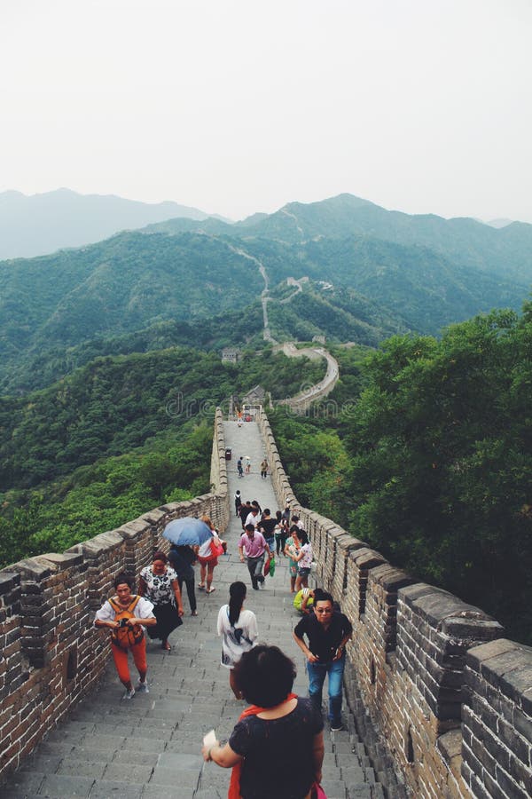 Great Wall viewpoint editorial stock photo. Image of wall - 57304338