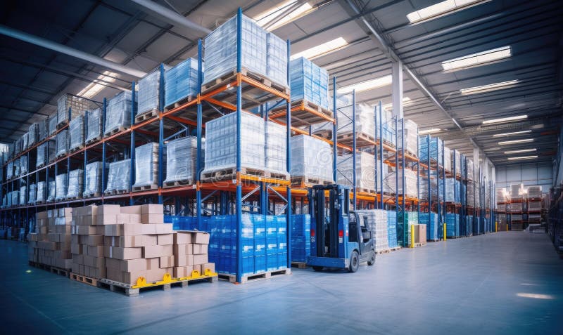 The Great Warehouse of Boxes: a Maze of Storage and Organization Stock ...