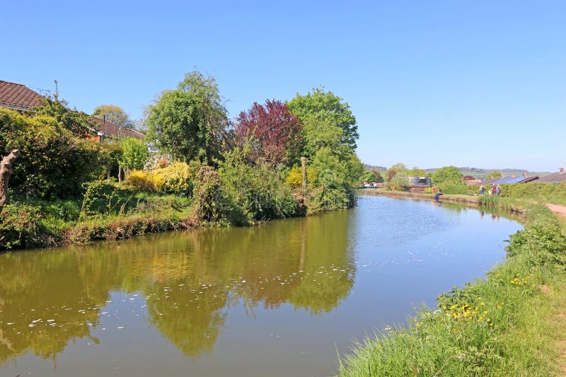 Great Western Canal at Tiverton , Devon Stock Photo - Image of great ...