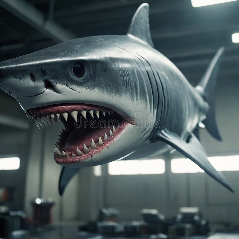 A Great White Shark. Great White Sharks are One of the Largest ...