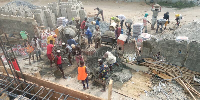 Great Work in Progress Going on Here Editorial Stock Photo - Image of ...