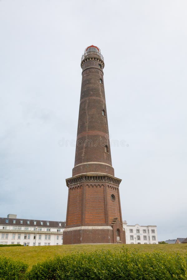 The Greater Lighthouse on the German Island of Borkum Editorial Image ...