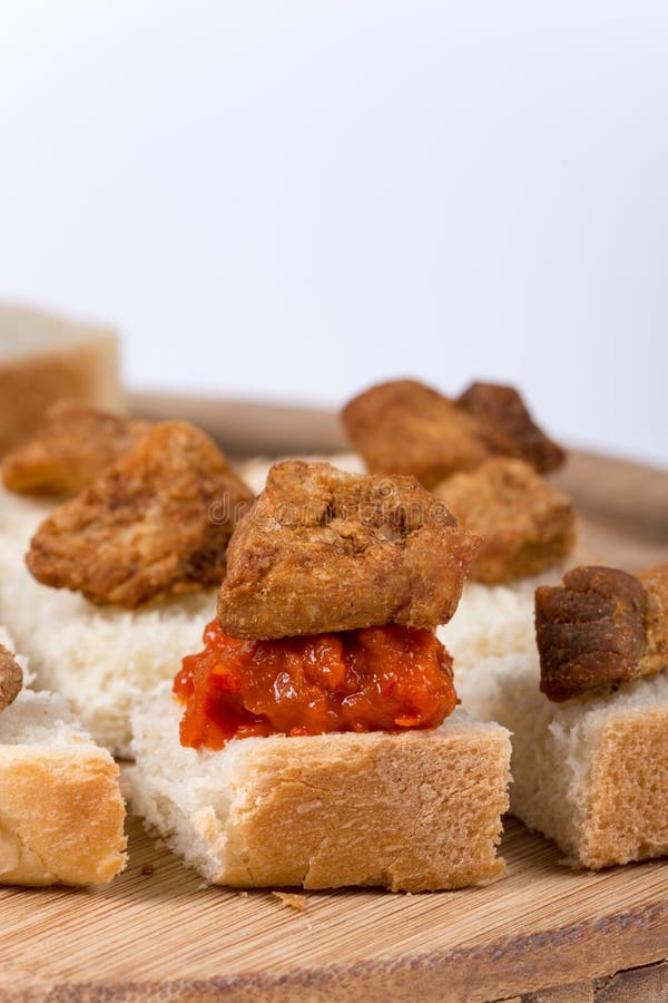 Greaves on the Chutney and Toast Bread Stock Photo - Image of chutney ...