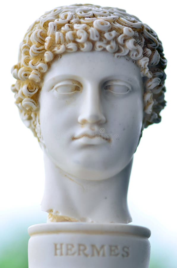 Greco Dio, Hermes, immagine stock. Immagine di marmo - 76097861