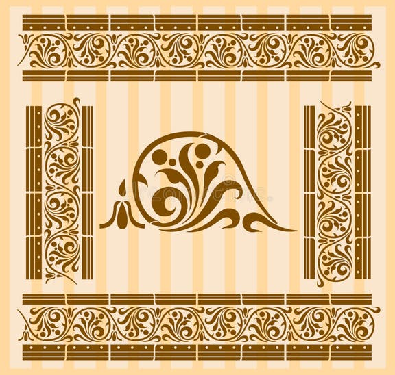 Greco-Roman Patterns stock vector. Illustration of trendy - 1768994