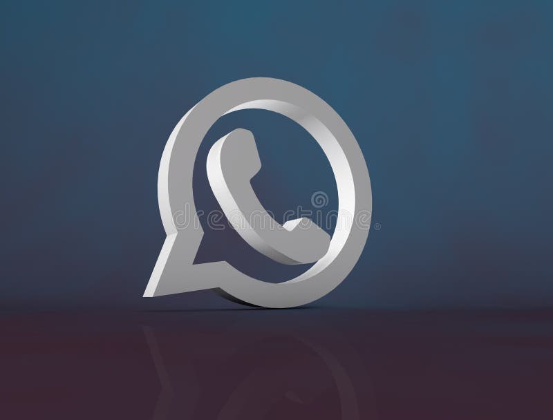 Whats App Logo Image 3d Rendering 3d Render Images Editorial Stock ...