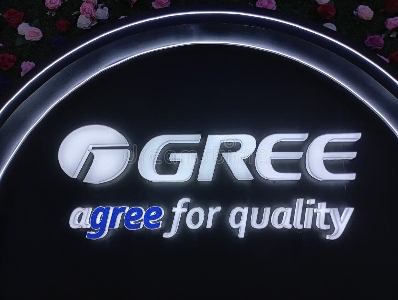 Gree Sign at Philconstruct Expo in Pasay, Philippines Editorial Stock ...