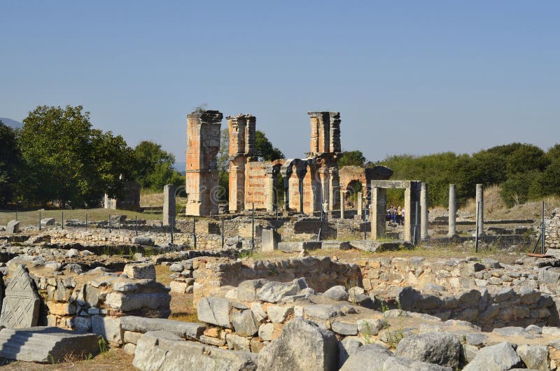Greece, ancient Philippi stock photo. Image of eastmacedonia - 95199266