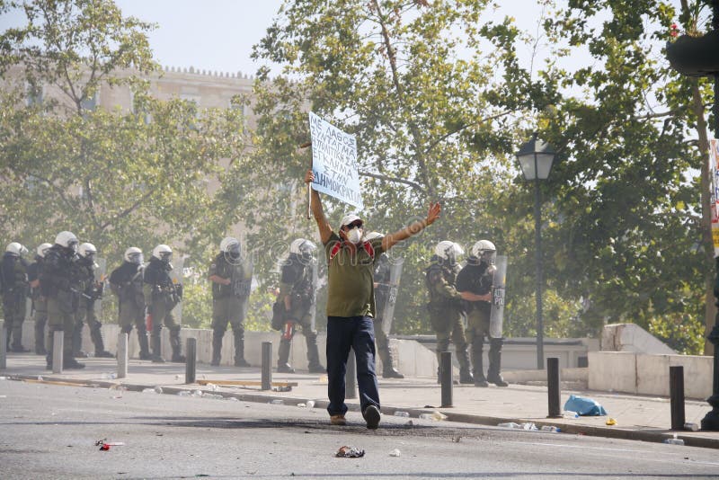 Anti-austerity Protest in Athens Ends with Minor Scale Clashes ...