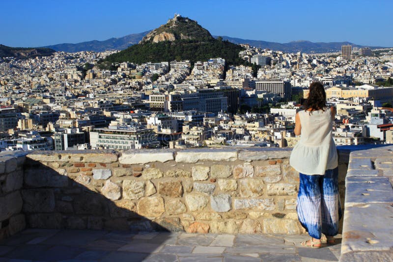 Viewpoint on Acropolis Hill Editorial Photography - Image of panoramic ...