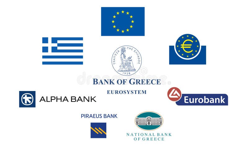 Greece banks editorial photography. Illustration of europe - 49515672
