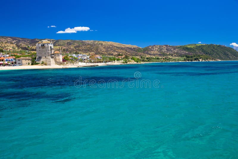 Greece stock image. Image of cliff, warm, blue, europe - 34426985