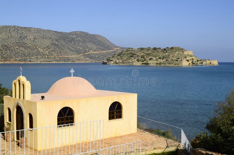 Greece, Crete stock photo. Image of chapel, worship, landmark - 85360062