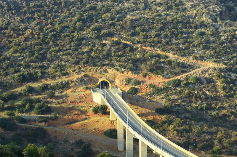 Greece, Crete stock image. Image of road, outside, highway - 66731355