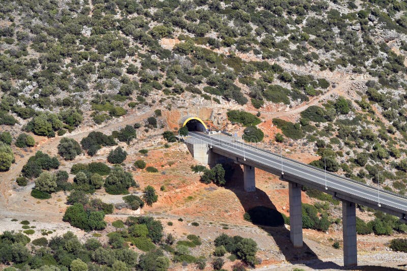 Greece, Crete, Highway stock photo. Image of landscape - 273981928
