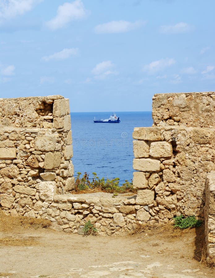 Greece, Crete, Retimno. stock image. Image of mountain - 6575007