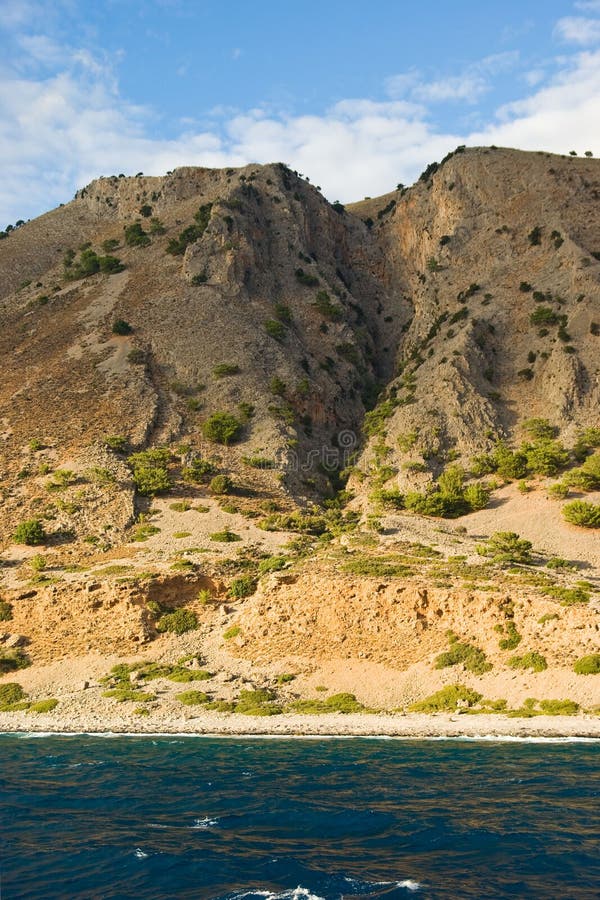 Greece, Crete, White Mountains Stock Photo - Image of cliff ...