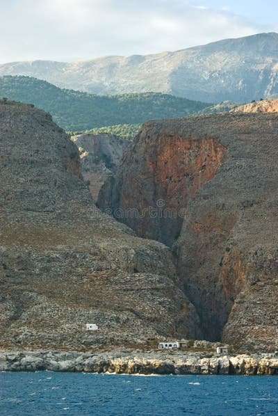 Greece, Crete, White Mountains Stock Image - Image of mount, island ...
