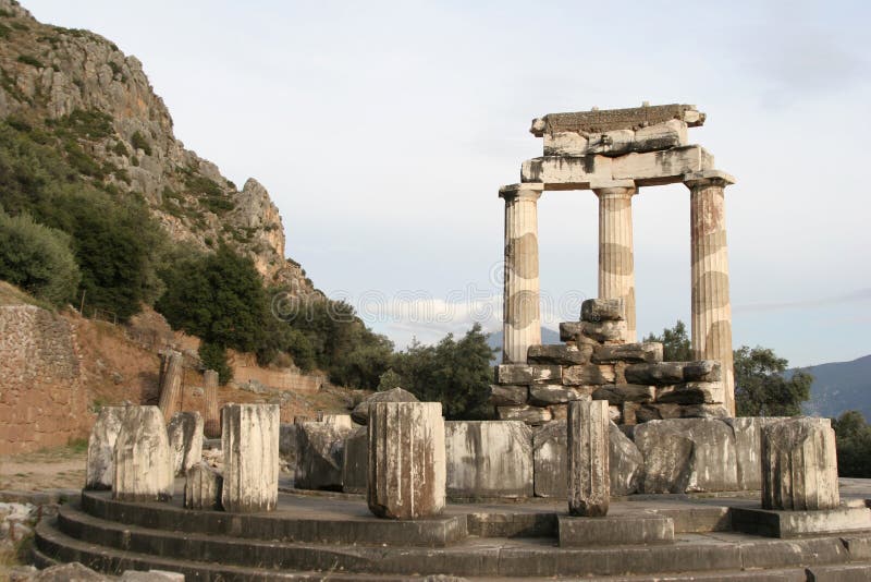 Greece: Delphi stock photo. Image of archeological, classic - 581422