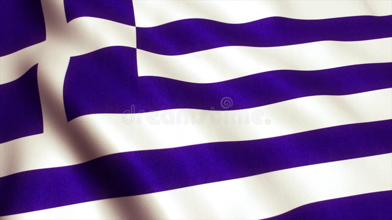 Greece Flag Animation Video - 4K Stock Video - Video of nation, patriot ...