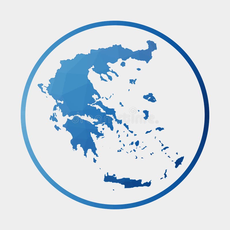 Greece icon. stock vector. Illustration of pink, diamond - 191221800