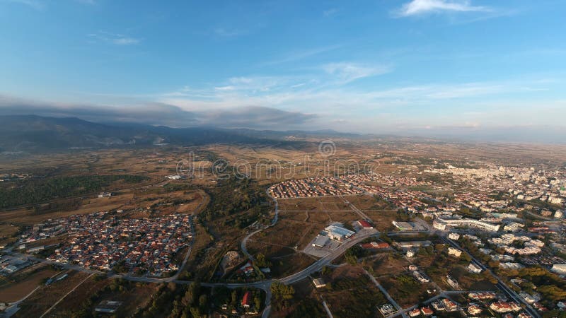 Greece Komotini Aerial View Stock Photo - Image of greece, aerial ...