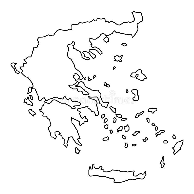 Greece Infographic Map Vector Illustration. Stock Vector - Illustration ...