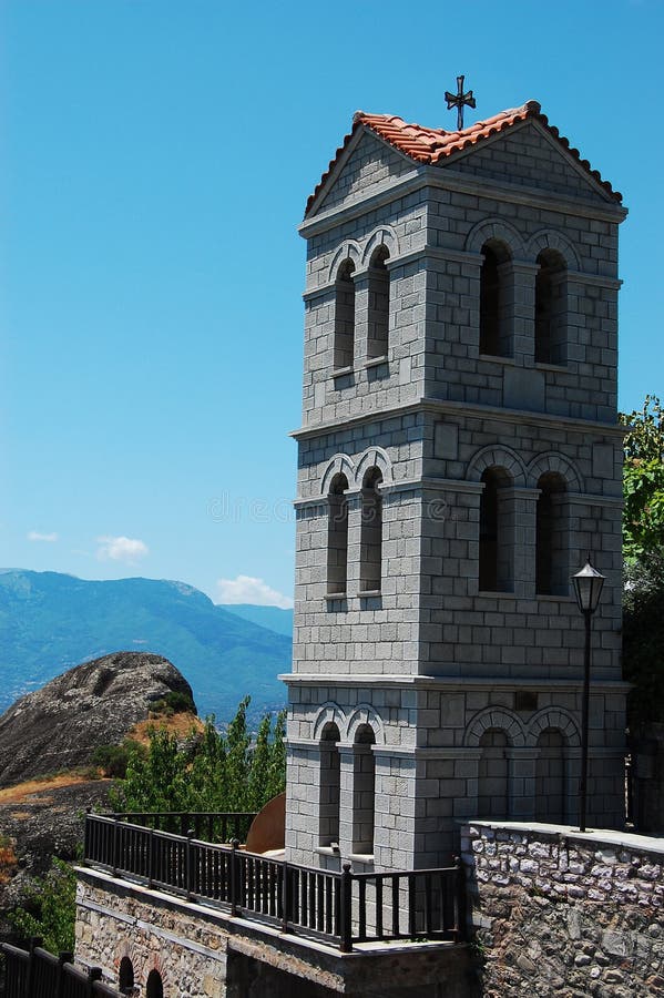 Greece Meteora stock image. Image of religion, pray, meteora - 24289471