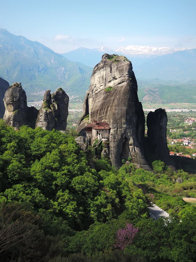 Greece. Meteors stock image. Image of traveling, kalampka - 86175353