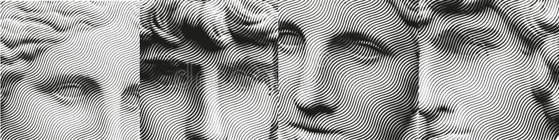 Greece Modern Face with Contemporary Element. Template Design. Vector ...