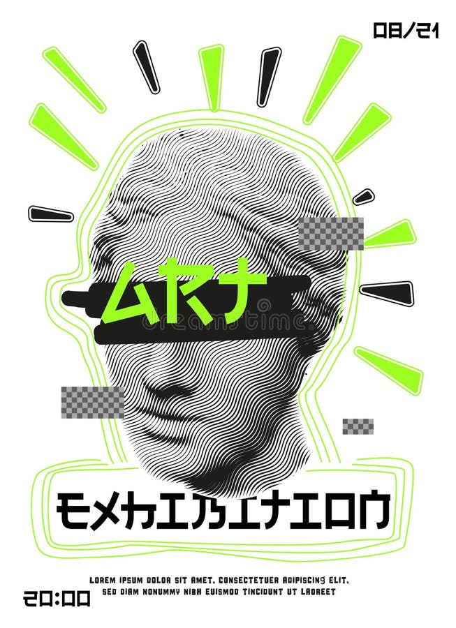 Greece Modern Face with Contemporary Element. Template Design Stock ...