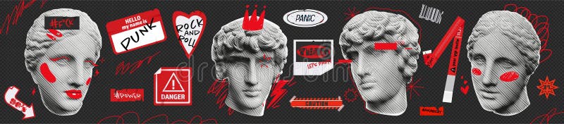 Greece Modern Face with Contemporary Element. Template Design. Vector ...