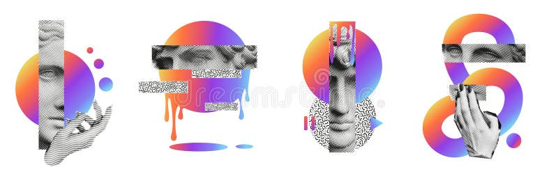 Greece Modern Face with Contemporary Element. Template Design. Vector ...