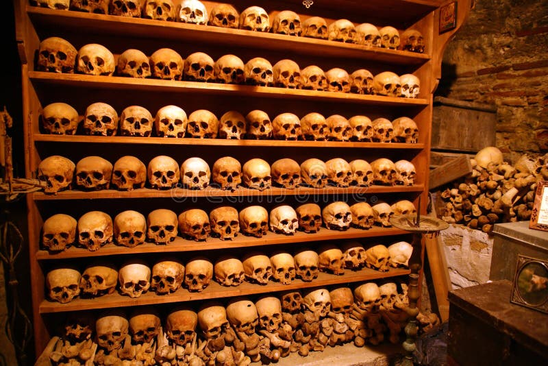 Greece, monks skulls stock image. Image of christianity - 14871107
