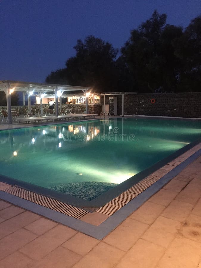 Greece stock photo. Image of hotel, pool, view, greece - 180689088