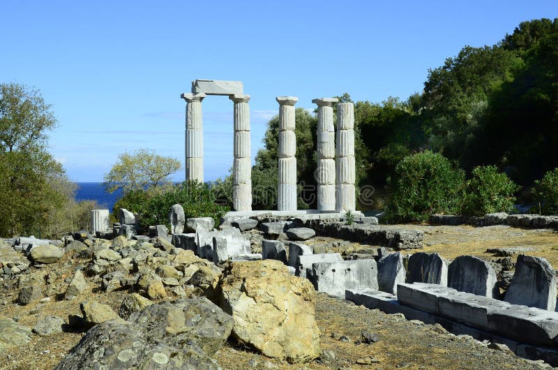 Greece, Samothrace Island stock photo. Image of horizontal - 77951746