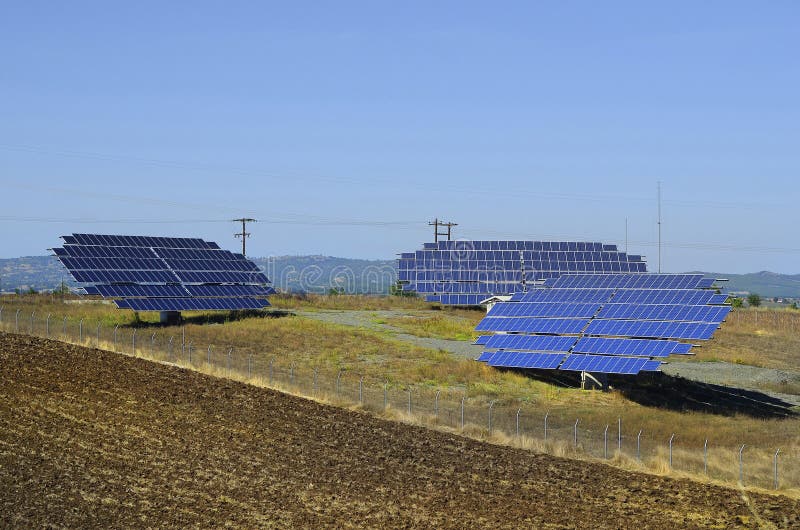 Greece, solar energy stock image. Image of outside, environment - 75791807