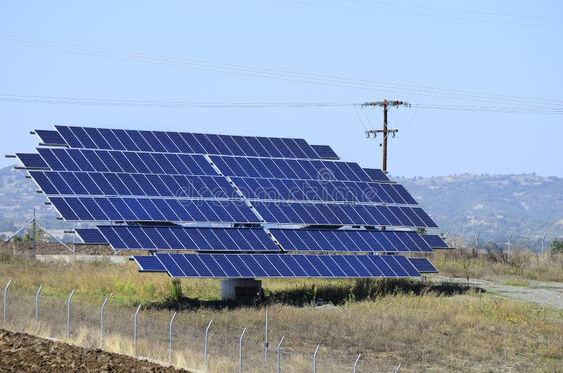 Greece, solar energy stock image. Image of energy, outside - 67146385