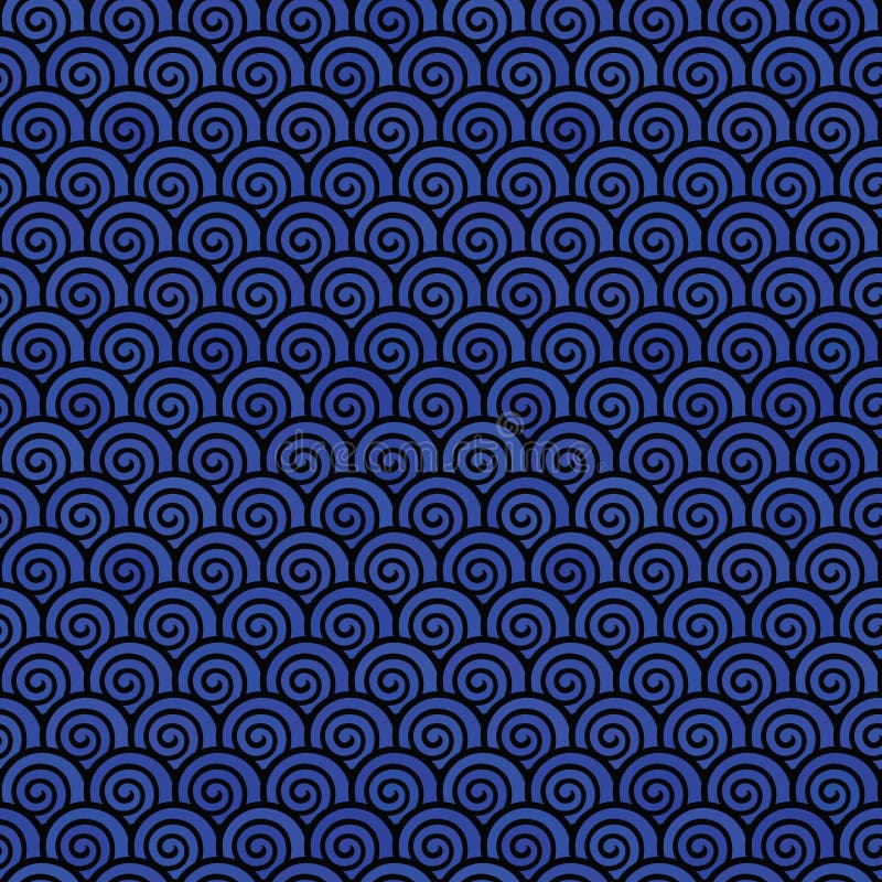 Greece Vintage Ethnic Seamless Pattern with Swirls. Folk Abstract ...