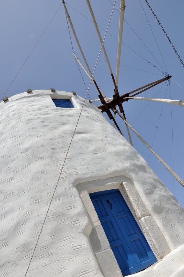 Greece wind mill stock photo. Image of touristic, holiday - 56171708