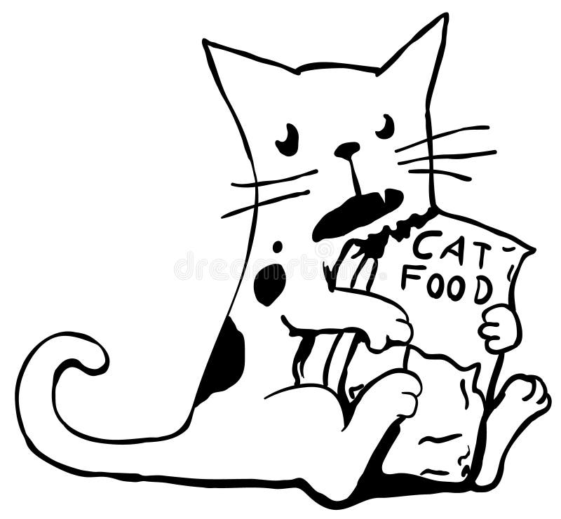 Drawing Hungry Cat Stock Illustrations – 829 Drawing Hungry Cat Stock ...
