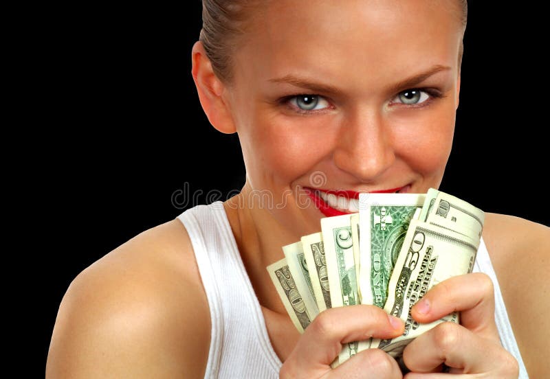 Greedy Woman stock photo. Image of executive, expression - 760190