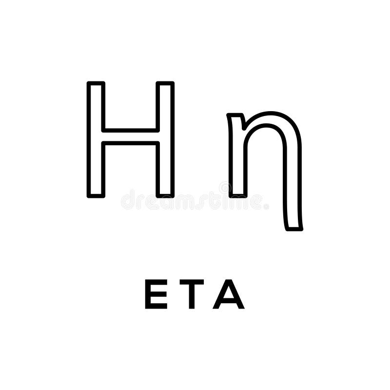 Eta Alphabet Stock Illustrations – 117 Eta Alphabet Stock Illustrations ...
